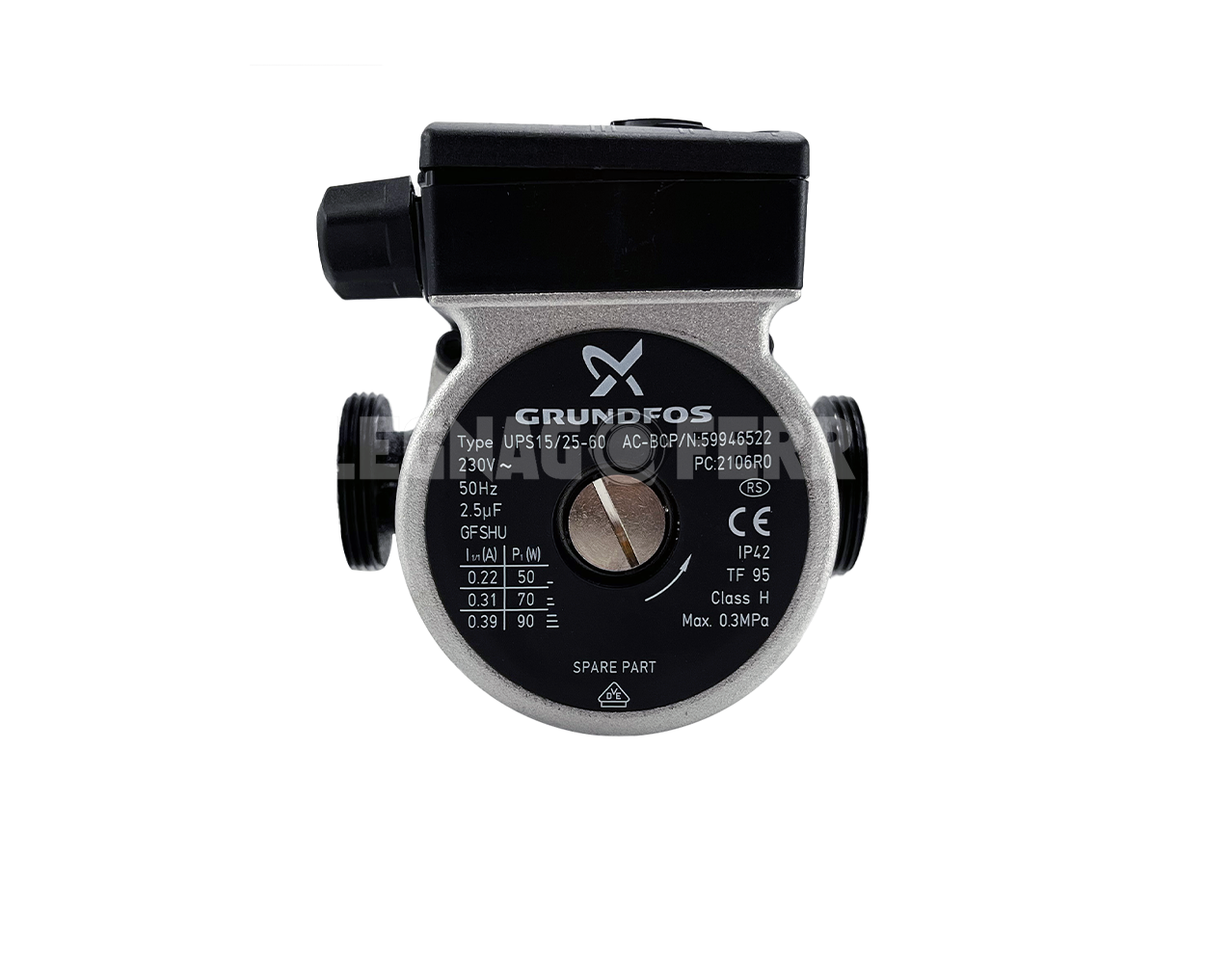 Pompa Circolatore Grundfos 25-60 Attacco 1 1/2 Int.130 mm – Ricambi Caldaie Fast